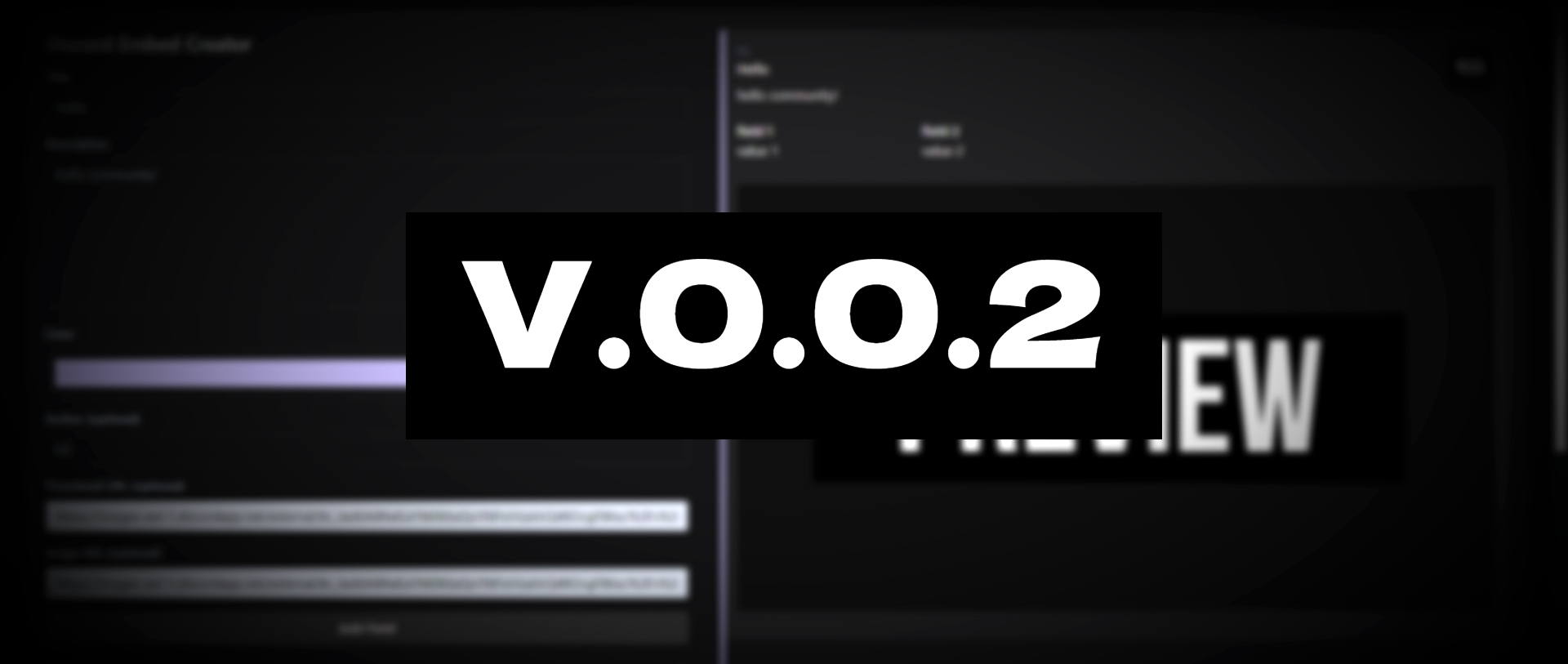 GitHub - lordofsunshine/Discord-Embed-Creator: Discord Embed Creator is ...